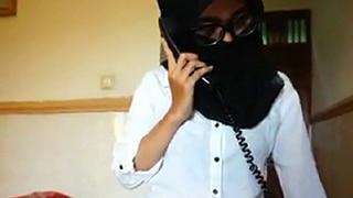 Miss Hijab Hyper Project 14 Telepon Room Service Diajakin Ngewe Bokep Viral